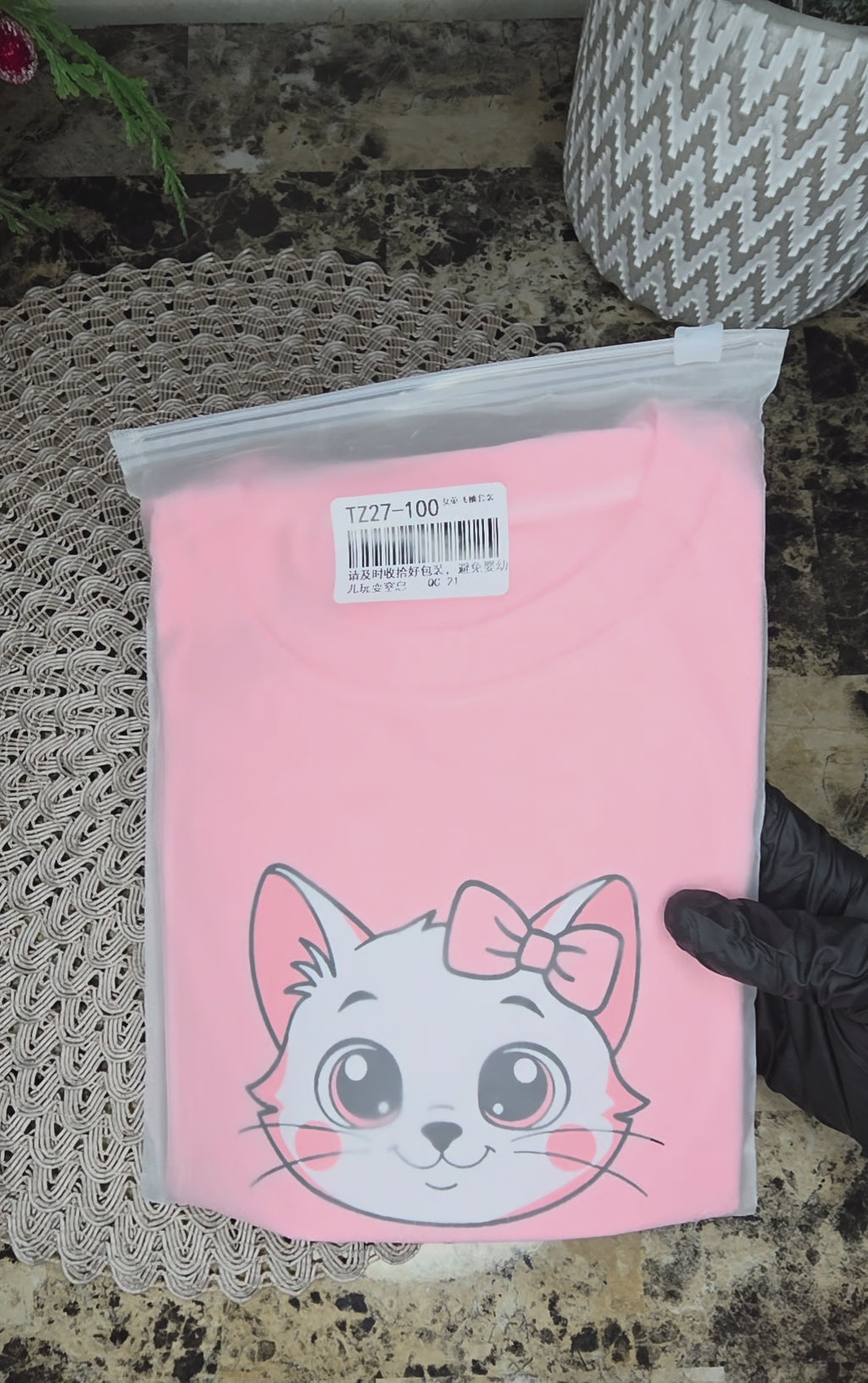 Premium 100% Pure Cotton Sweet Kitty Summer Short Set - Flutter Sleeve ...